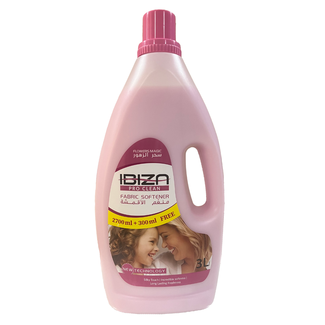 IBIZA FABRIC SOFTENER PINK - FLOWERS MAGIC 3L – coswecare